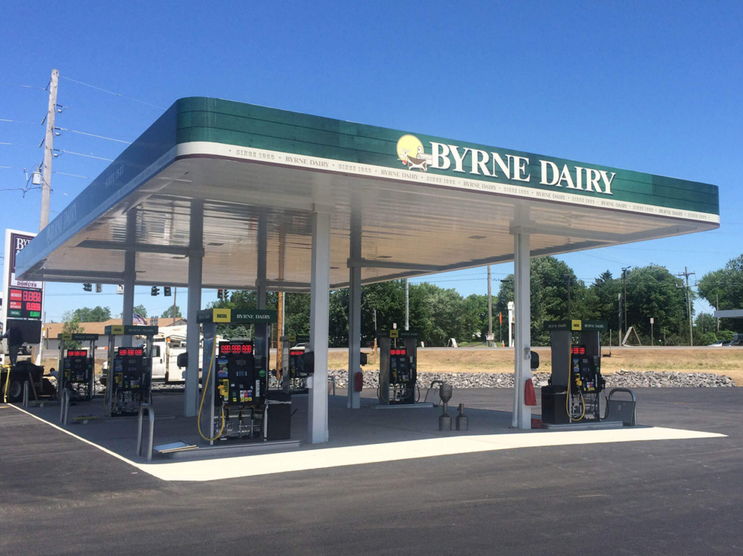Commercial and Walkway Canopies Feature Built in Drainage | Austin Mohawk