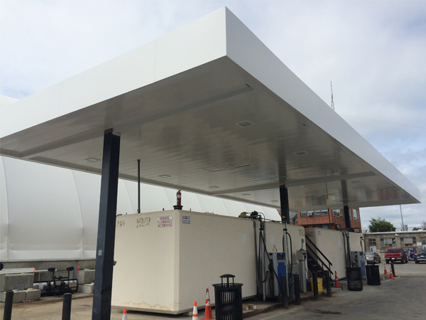 Canopies For Covering Aboveground Tanks | Austin Mohawk