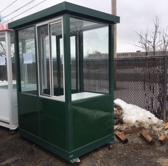 4 X 6 GUARD BOOTH / PARKING BOOTH GREEN | Austin Mohawk