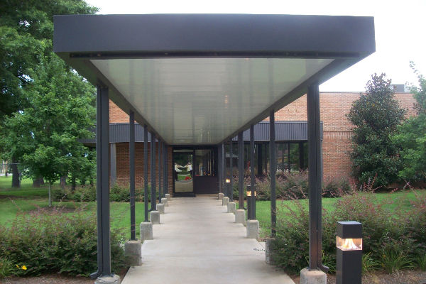 Canopy Covered Walkway / Pedestrian Walkway Canopy » Austin Mohawk Inc.