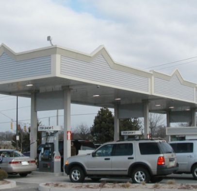 Gas Station Canopy / Gas Island Canopy / Convenience Store Canopy ...