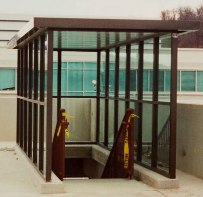 Stairwell Cover / Stairwell Shelter / Stairwell Enclosure » Austin ...